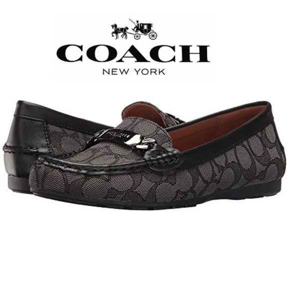 Coach | Shoes | Coach Womens Olive Open Toe Loafers | Poshmark